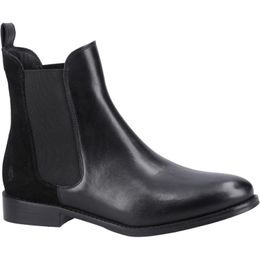Hush Puppies Colette Wildleder Damen Schwarz Stiefel