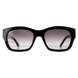 Salvatore Ferragamo SF1012S 001 zwart grijs gradi&Atilde;&laquo;nt zonnebril