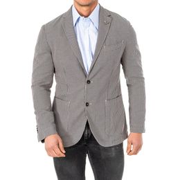 La Martina Lang&auml;rmeliger Blazer mit Reverskragen HMJA01 Mann