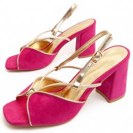 Montevita Fersen-Sandalette Sandal6 in Fuchsia