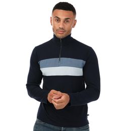Sweat Veller Slim demi zip Ted Baker Pour Homme en Bleu Marine