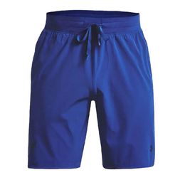 Under Armour Project Rock Mens Blue Snap Shorts