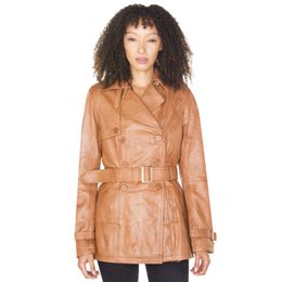 Damen Trenchcoat aus Nappaleder-Mosul