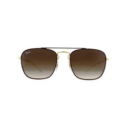 Ray-Ban Sonnenbrille 3588 905513 Gold Top On Braun Braun Gradient Dunkelbraun
