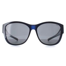 INVU Round Womens Transparent Blau Blau Polarisiert E2102