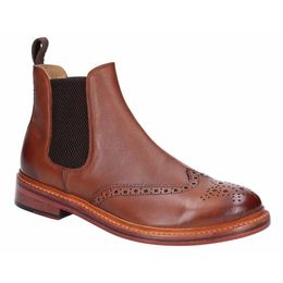 COTSWOLD Cotwold Herren Siddington Leder elastische Kleid Stiefel (Braun)