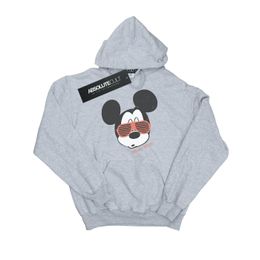 Disney - "Mickey Mouse Sunglasses" Kapuzenpullover f&uuml;r Damen (Grau)