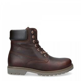 Panama Jack 03 C52 Braune Herrenstiefel, wasserdichte Lederschn&uuml;rsenkel, Wander-Kn&ouml;chel-Chukka