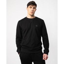BOSS Orange Westart Herren Sweatshirt mit Rundhalsausschnitt und Logo-Patch NOS