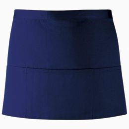 Premier Ladies/Womens Colours 3-Taschen-Sch&uuml;rze (Marine)