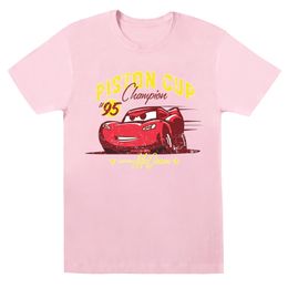 Disney - "Cars Piston Cup Champion" T-Shirt f&uuml;r Herren (Babyrosa)