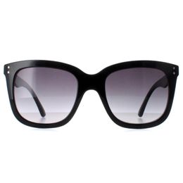 Calvin Klein CK22550S 001 gl&Atilde;&curren;nzende schwarz-graue Sonnenbrille mit Farbverlauf