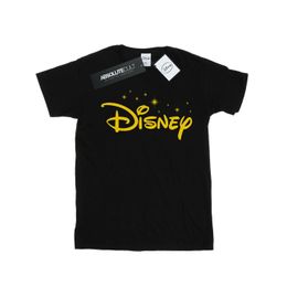 Disney - "Logo Stars" T-Shirt f&uuml;r Damen (Schwarz)