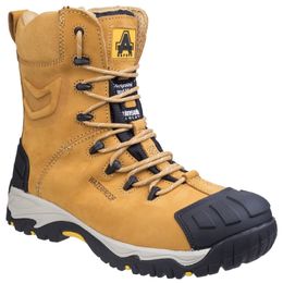 FS998 Wasserdichter Schn&uuml;rstiefel mit Sicherheitsschutz