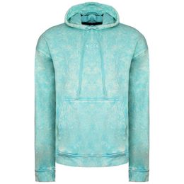 Nicce Cala Womens Aqua Blue &Uuml;bergro&szlig;er Hoodie