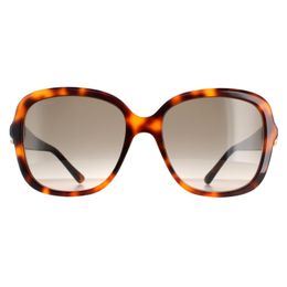 Jimmy Choo Square Damen Havanna Braun Farbverlauf SADIE/S