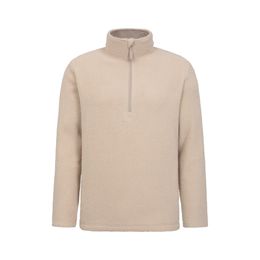 Mountain Warehouse - "Ted" Fleece-Oberteil mit halbem Rei&szlig;verschluss f&uuml;r Herren (Beige)