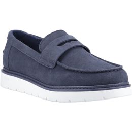 Toms Shoes TOMS Navi TRVL LITE Havana Herren Mokassins aus Leder in Marineblau