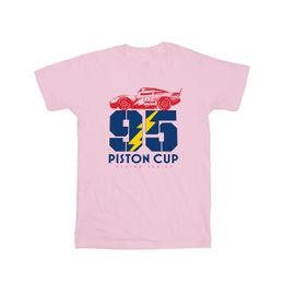 Disney Herren Cars Piston Cup 95 T-Shirt (Babyrosa)