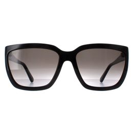 Salvatore Ferragamo SF1018S 001 zwart grijs gradi&Atilde;&laquo;nt zonnebril