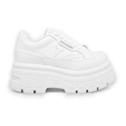 Windsor Smith &ndash; Wei&szlig;e, klobige Leder-Sneakers &ndash; Swerve