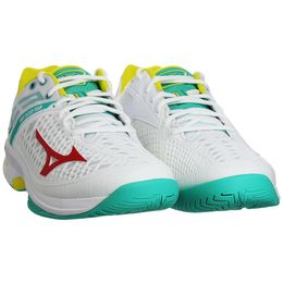 Mizuno Wave Exceed Tour 4 AC Herren Wei&szlig; Tennisschuhe