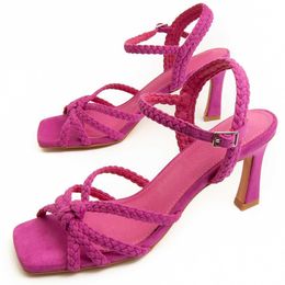 Montevita Absatzsandale Sanndal22 in Fuchsia