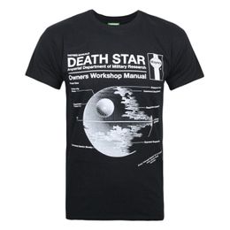 Star Wars - t-shirt &agrave; imprim&eacute; 'Haynes Manuals Death Star' - Homme (Noir)