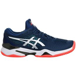 asics Court FF 2 Clay Tennis Herren Blau Schuhe