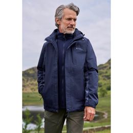Mountain Warehouse - "Thunderstorm" Jacke, wasserfest 3 in 1 f&uuml;r Herren (Dunkelblau)