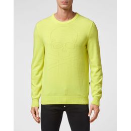 Philipp Plein Rundhalspullover Skull And Plein