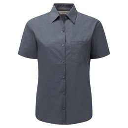 Russel Athletic Russell Collection - Kurz&auml;rmelige Bluse - Damen (Konvoi-Grau)