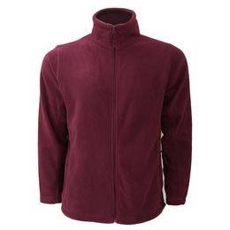 Russel Athletic Russell Mens Full Zip Outdoor Fleece Jacke (Burgund)