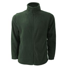 Russel Athletic Russell Mens Full Zip Outdoor Fleece Jacke (Flaschengr&uuml;n)