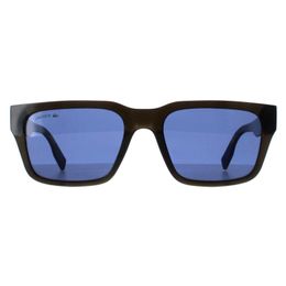 Lacoste L6004S 024 donkergrijs blauwe zonnebril