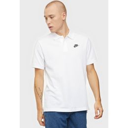 Nike Sportswear Club Herren-Poloshirt in Wei&szlig;