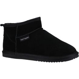 Hush Puppies Ashanti Wildleder Damen Schwarz Pantoffeln