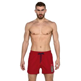 MUNICH Kurzer Herren-Badeanzug mit Mesh-Futter MUHARBOURRED02