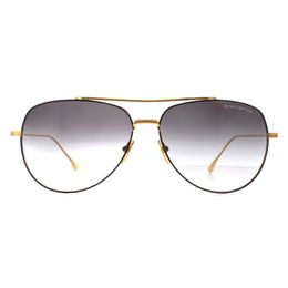DITA Aviator Unisex Schwarz Gelb Gold Dunkelgrau bis Klar Gradient Flight 004