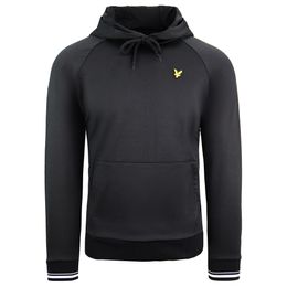 Lyle & Scott Lyle & Scott Tipped Tricot Herren Hoodie schwarz