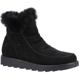 Hush Puppies Moira Wildleder Damen Schwarz Stiefel
