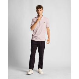 Lyle & Scott Men's Lyle and Scott Plain Polo Shirt Co-Ordinates Print in pink