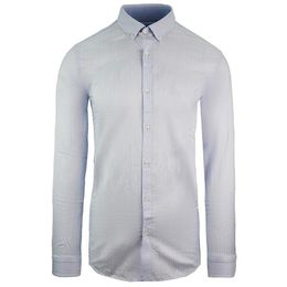Lacoste Slim Fit Oxford Mens Hellblau gewebtes Hemd