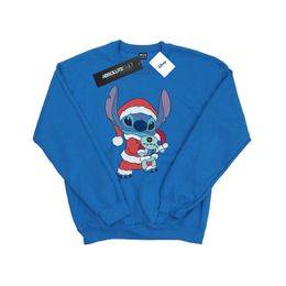 Disney Herren Lilo und Stitch Stitch Weihnachten Sweatshirt (K&ouml;nigsblau)