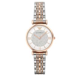 Emporio Armani Gianni T-bar Mehrfarbig Damen Armbanduhr AR1926