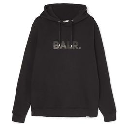 Olaf Straight Hoodie von BALR. in der farbe Schwarz und in gr&ouml;&szlig;e XXL.