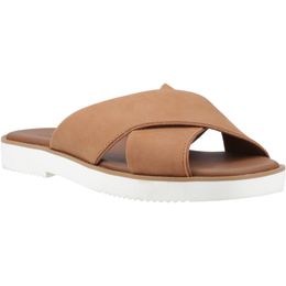 Toms Shoes TOMS Mae Crossover Damen Ledersandalen in Braun