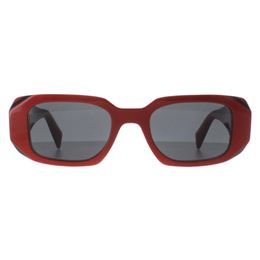 Prada PR17WS 12N5S0 orange schwarz dunkelgrau Sonnenbrille