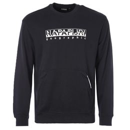 Napapijri B-Sella Sweatshirt mit K&auml;ngurutasche und Rei&szlig;verschluss NP0A4G6S Herren