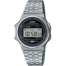 Casio Casio Kollektion Vintage Damen Silber Uhr A171WE-1AEF
